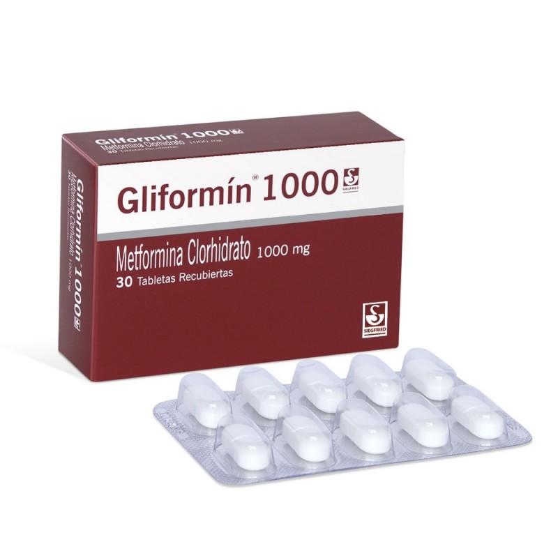 GLIFORMIN METFORMINA 1000 MG 30 TAB (PB)