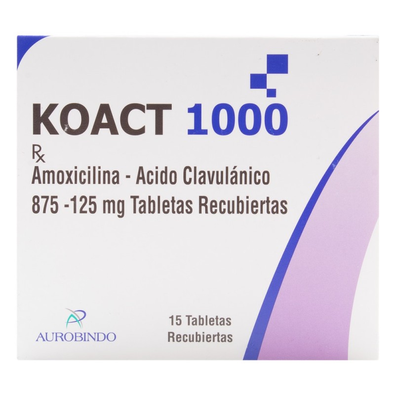 KOACT 1000 MG 15 TABLETAS(3%+)(PAE)