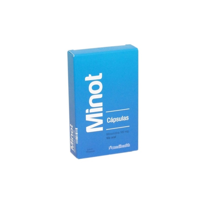 MINOT 100 MG 10 CAPSULAS(3%+)