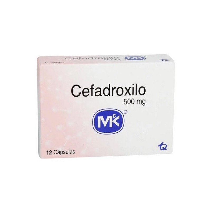 CEFADROXILO 500 MG 12 TABLETAS MK